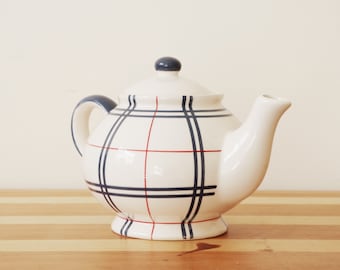 Checkered teapot | Etsy