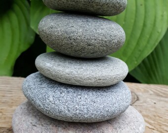 Oval Shaped Beach Rocks 50 Large Sea Stones by SeasideDescent