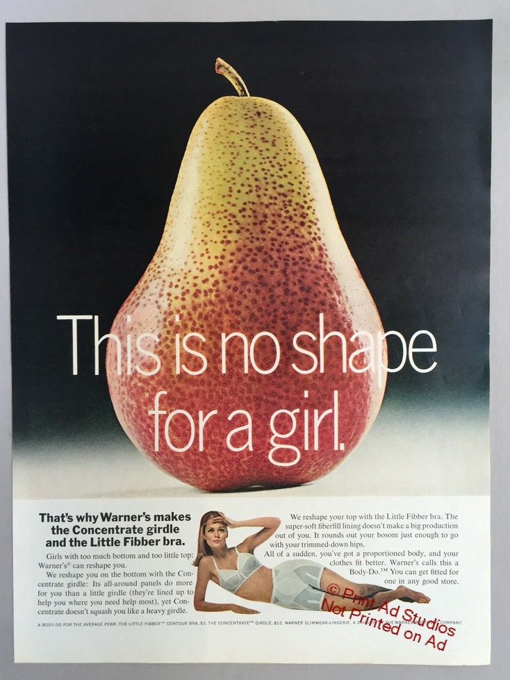 1967 Warner Brothers Print Ad for Warner Slimwear Lingerie