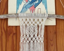 Unique macrame wallhanging related items | Etsy