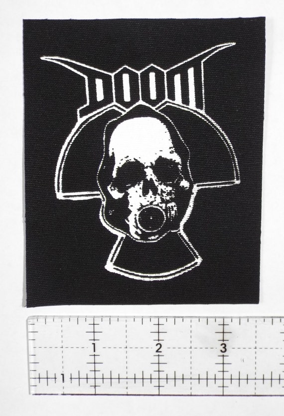Doom Patch DIY Crust Anarcho Punk D-Beat Anti Cimex by ChatNoir01