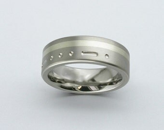 Morse code ring | Etsy