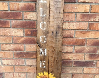 Outdoor welcome sign | Etsy