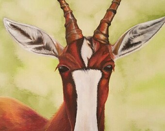 Antelope painting | Etsy