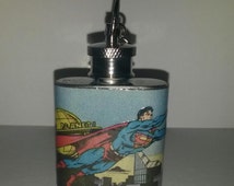 Unique superhero flask related items | Etsy