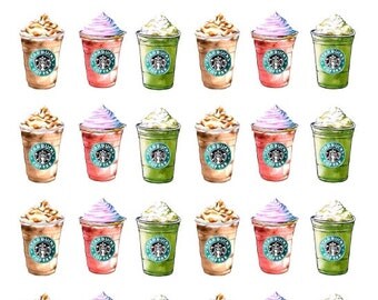 Starbucks stickers | Etsy