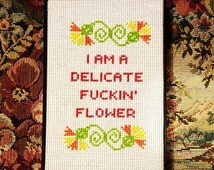 Unique vulgar cross stitch related items | Etsy
