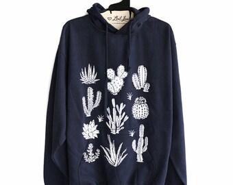 Cactus hoodie | Etsy