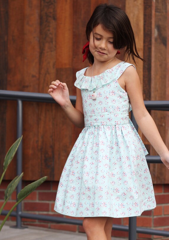 Girls Dress PATTERN Instant Digital Download By TheFreckledPear