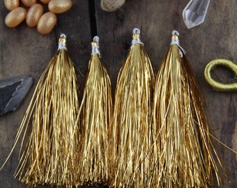 Metallic tassels | Etsy