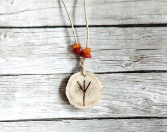 Tiwaz rune pendant | Etsy