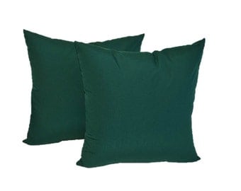 Hunter green pillow | Etsy