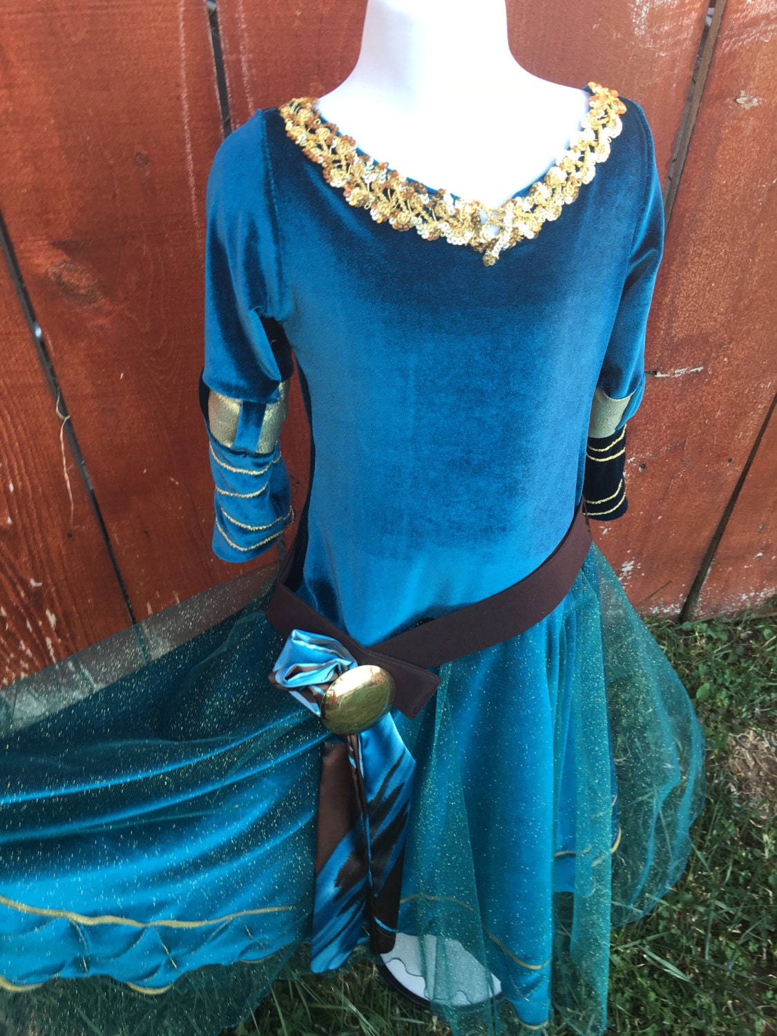 Merida Inspired Dress from Brave Movie by MyPrincessPlace on Etsy