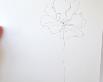 Unique poppy drawing related items | Etsy