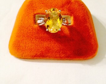 Diamond chip ring | Etsy