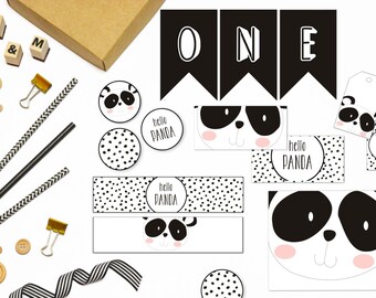 Panda party | Etsy