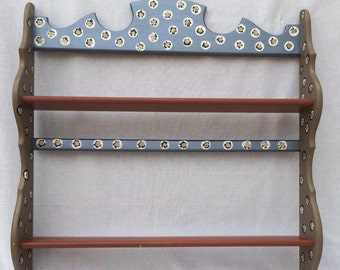 Shelf with plate groove | Etsy