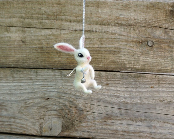 Angel Bunny Christmas bunny Fairy rabbit Angel wings Christmas