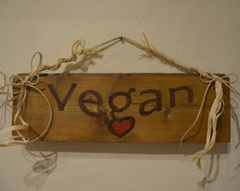 Vegetarian sign | Etsy