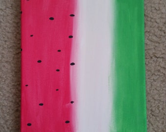 Watermelon painting | Etsy