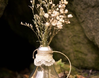 Items similar to Hanging Light Bulb vase. on Etsy