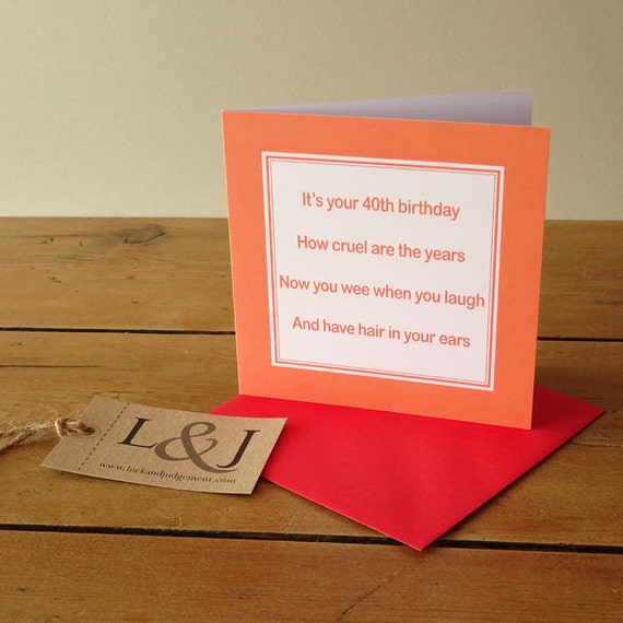 40th Birthday Card Messages For Best Friend Printable Templates Free