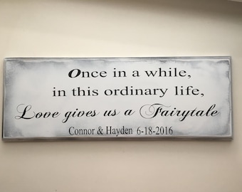 Fairytale sign | Etsy