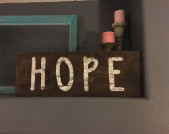 Items similar to CUSTOM wood sign, Have hope be strong laugh loud ...