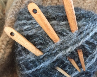 Flax Spindle Large Sized by HersheyFiberArts on Etsy