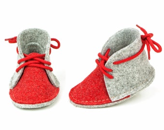 Felted baby shoes | Etsy