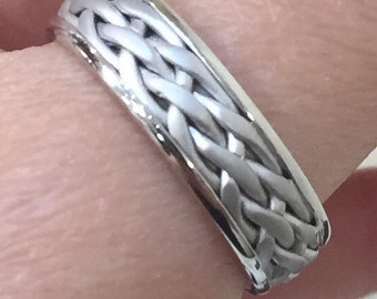 Rope engagement ring | Etsy