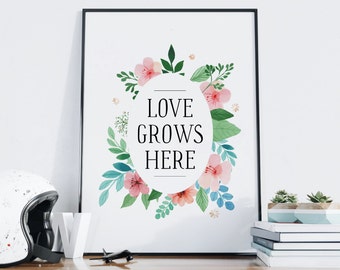 Love grows here | Etsy