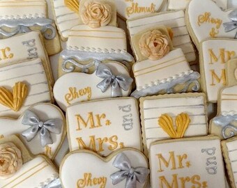 Bridal cookies | Etsy