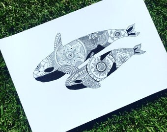 Animal mandala | Etsy