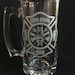 Personalized Firefighter Beer Mug