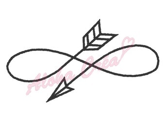Infinity arrow | Etsy