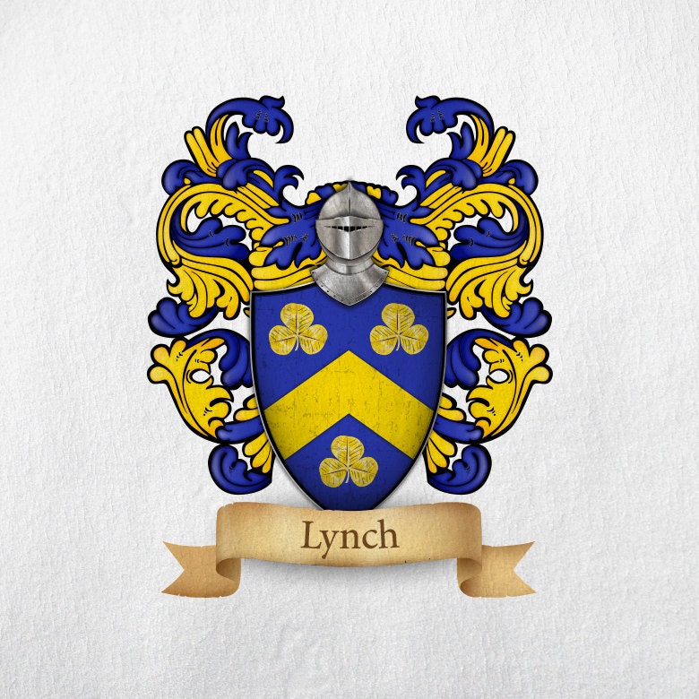 Lynch Family Crest Print