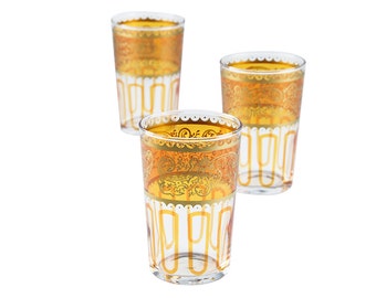 Moroccan tea glasses | Etsy