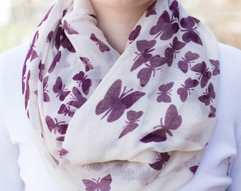 Butterfly scarf | Etsy