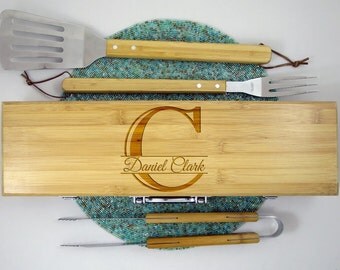 Personalized bbq set | Etsy