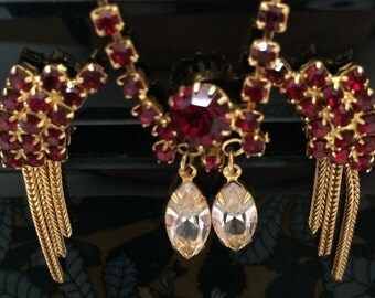 Ruby rhinestones | Etsy