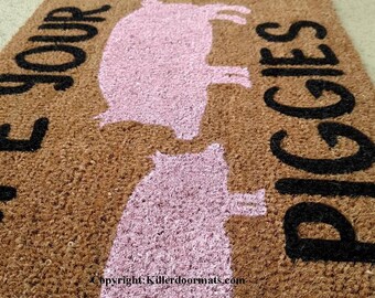 Pig rug | Etsy
