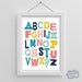 ABC alphabet printable wall art Digital download kids