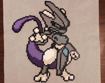 Mewtwo perler | Etsy