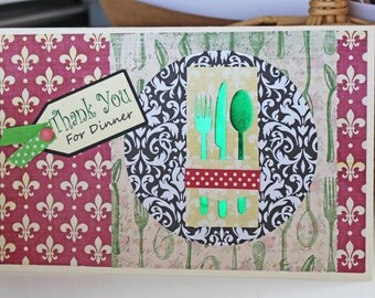 Chef thank you card | Etsy