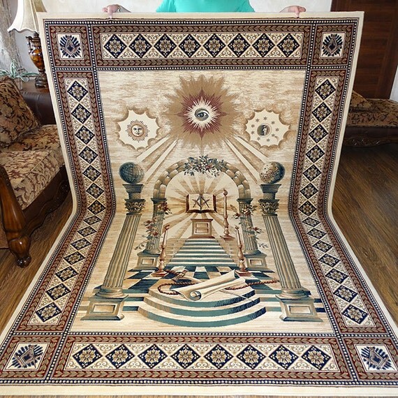 Masonic Area RUG Carpet Apron Lodge Bible Freemasonry Mason