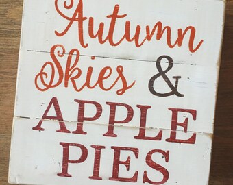Apple pie sign | Etsy