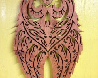 Scroll saw owl | Etsy
