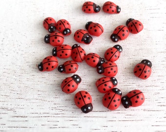 Resin ladybugs | Etsy