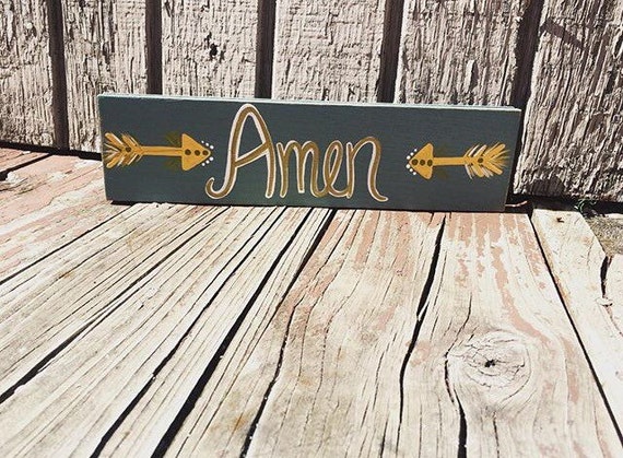 Amen sign